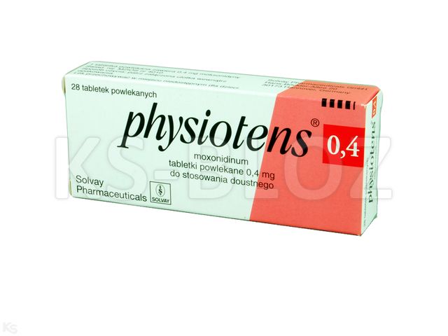 Physiotens 0,4, tabletki powlekane, 0,4 mg, 90 tabl., ulotka ...