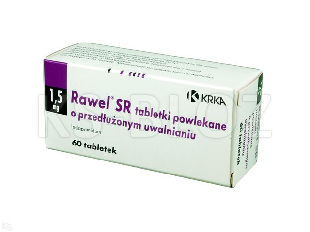Rawel SR, tabletki powlekane o przedłużonym uwalnianiu, 1,5 mg, 30 tabl ...