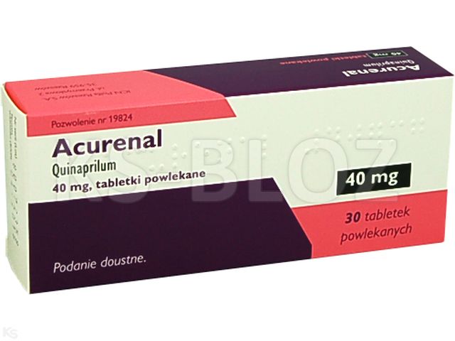 Acurenal - ulotka (dawkowanie, zastosowanie, interakcje) - KtoMaLek.pl