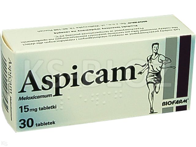 Aspicam - ulotka (dawkowanie, zastosowanie, interakcje) - KtoMaLek.pl