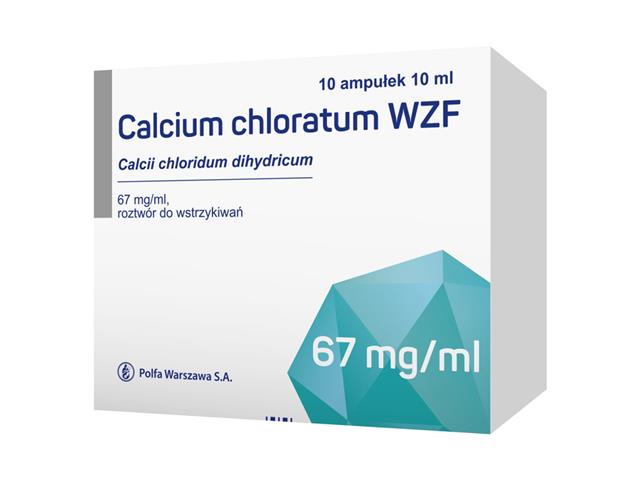 Calcium chloratum WZF (Calcium chloratum WZF 10%) - ulotka (dawkowanie ...