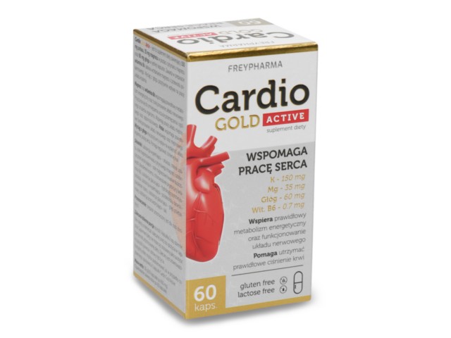 CARDIO GOLD ACTIVE - ulotka (dawkowanie, zastosowanie, interakcje, chpl ...