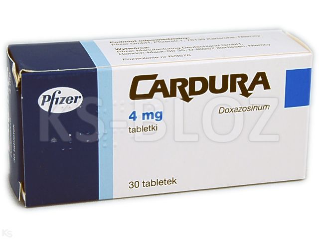 Cardura - ulotka (dawkowanie, zastosowanie, interakcje) - KtoMaLek.pl