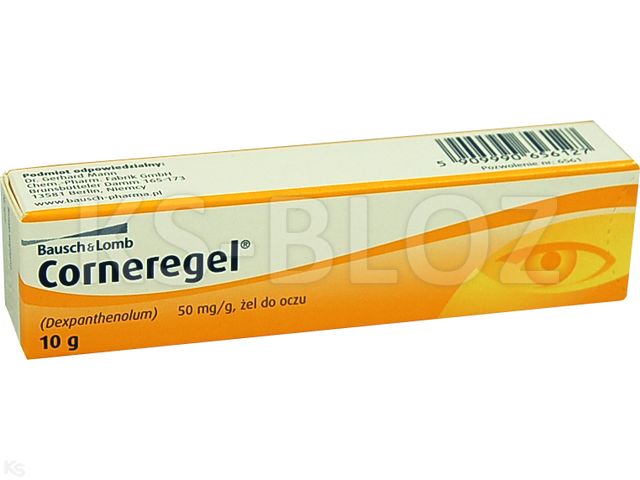 Corneregel, żel do oczu, 0,05 g/g, 5 g, ulotka, zamienniki, interakcje