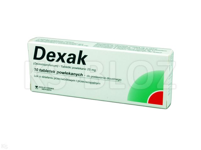 Dexak - ulotka (dawkowanie, zastosowanie, interakcje) - KtoMaLek.pl