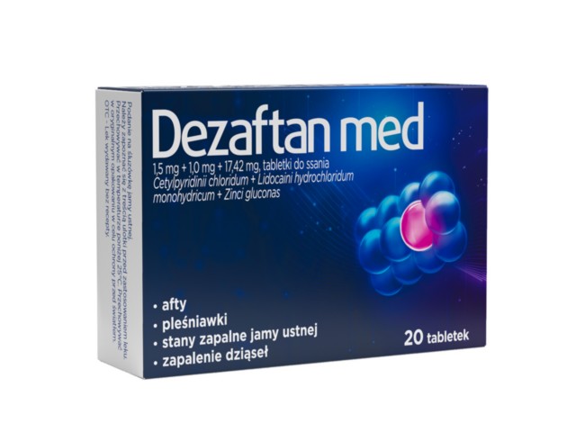 Dezaftan Med (Oraseptan) - ulotka (dawkowanie, zastosowanie, interakcje) - KtoMaLek.pl