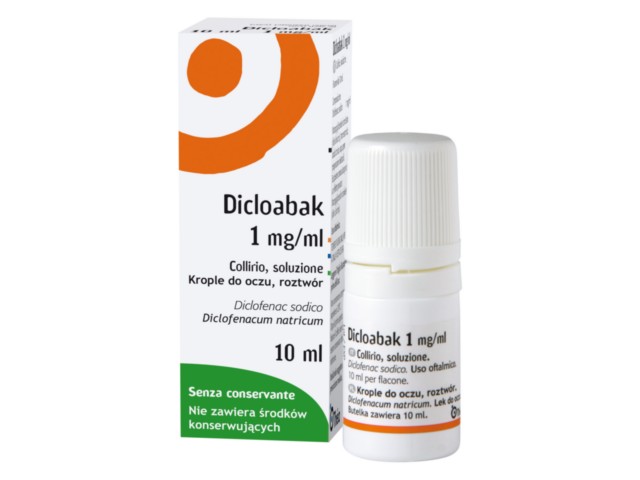 Dicloabak - ulotka (dawkowanie, zastosowanie, interakcje) - KtoMaLek.pl