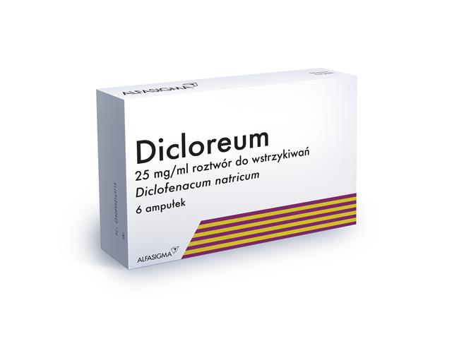 Dicloreum - ulotka (dawkowanie, zastosowanie, interakcje) - KtoMaLek.pl