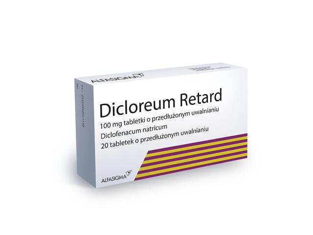 Dicloreum retard - ulotka (dawkowanie, zastosowanie, interakcje ...