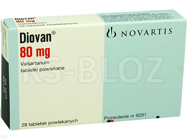 Diovan 80 - ulotka (dawkowanie, zastosowanie, interakcje) - KtoMaLek.pl