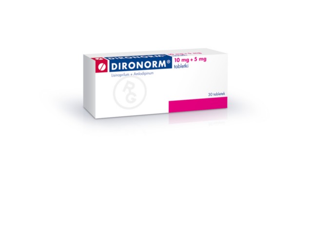 Dironorm - ulotka (dawkowanie, zastosowanie, interakcje) - KtoMaLek.pl