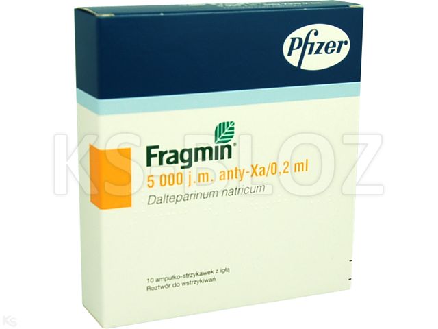 Fragmin - ulotka (dawkowanie, zastosowanie, interakcje) - KtoMaLek.pl