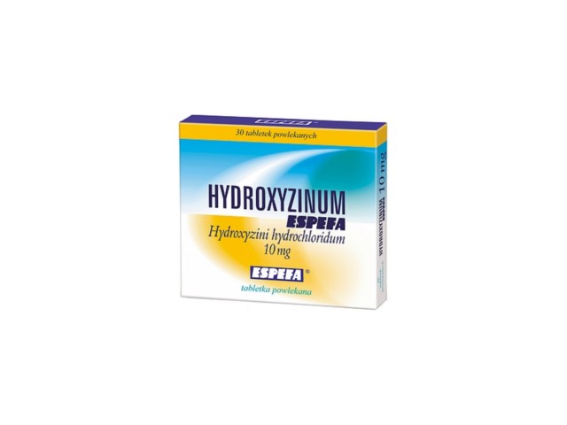 Hydroxyzinum Espefa - ulotka (dawkowanie, zastosowanie, interakcje) - KtoMaLek.pl
