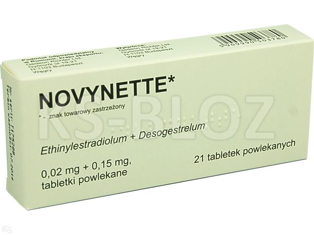 Novynette - ulotka (dawkowanie, zastosowanie, interakcje) - KtoMaLek.pl
