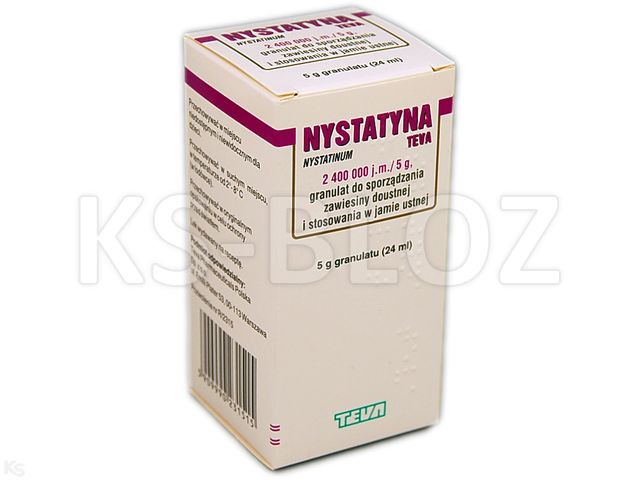 Nystatyna Teva - ulotka (dawkowanie, zastosowanie, interakcje ...