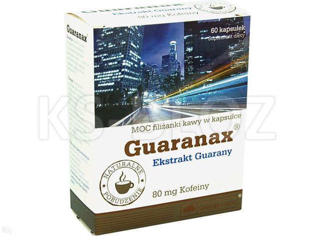 Olimp Guaranax - ulotka (dawkowanie, zastosowanie, interakcje ...