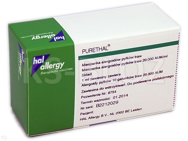 Purethal Mieszan.alerg.(trawy) - ulotka (dawkowanie, zastosowanie ...