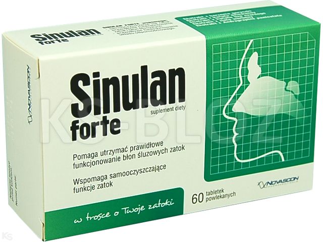 Sinulan Forte - ulotka (dawkowanie, zastosowanie, interakcje) - KtoMaLek.pl
