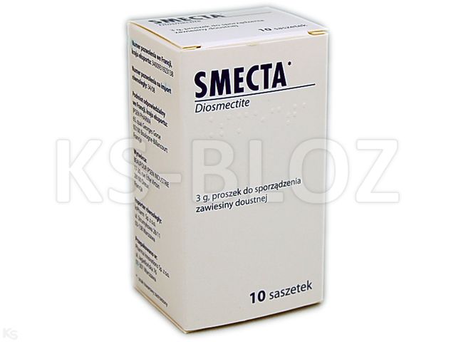 Smecta - ulotka (dawkowanie, zastosowanie, interakcje) - KtoMaLek.pl