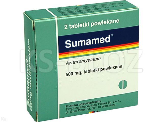 Sumamed - ulotka (dawkowanie, zastosowanie, interakcje) - KtoMaLek.pl