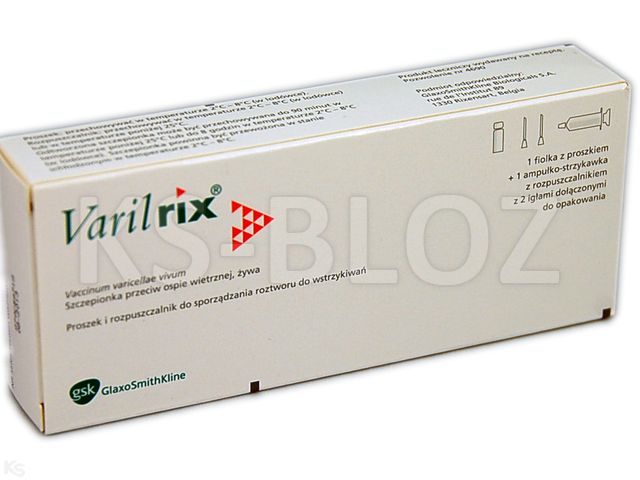 Varilrix szczep.p/ospie - ulotka (dawkowanie, zastosowanie, interakcje ...