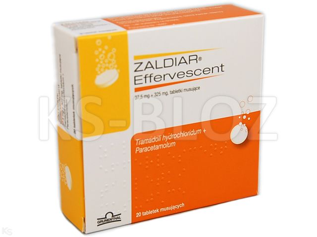 Zaldiar Effervescent - ulotka (dawkowanie, zastosowanie, interakcje ...