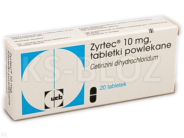 Zyrtec - ulotka (dawkowanie, zastosowanie, interakcje) - KtoMaLek.pl